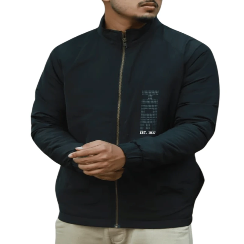 PREMIUM SOLID JACKET - BLACK